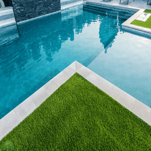 Best Swimming Pool Artificial Grass | Fake Grass Around pool